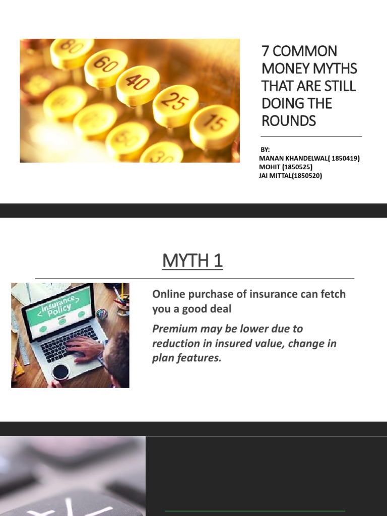 7 Myths of Money Busted | PDF