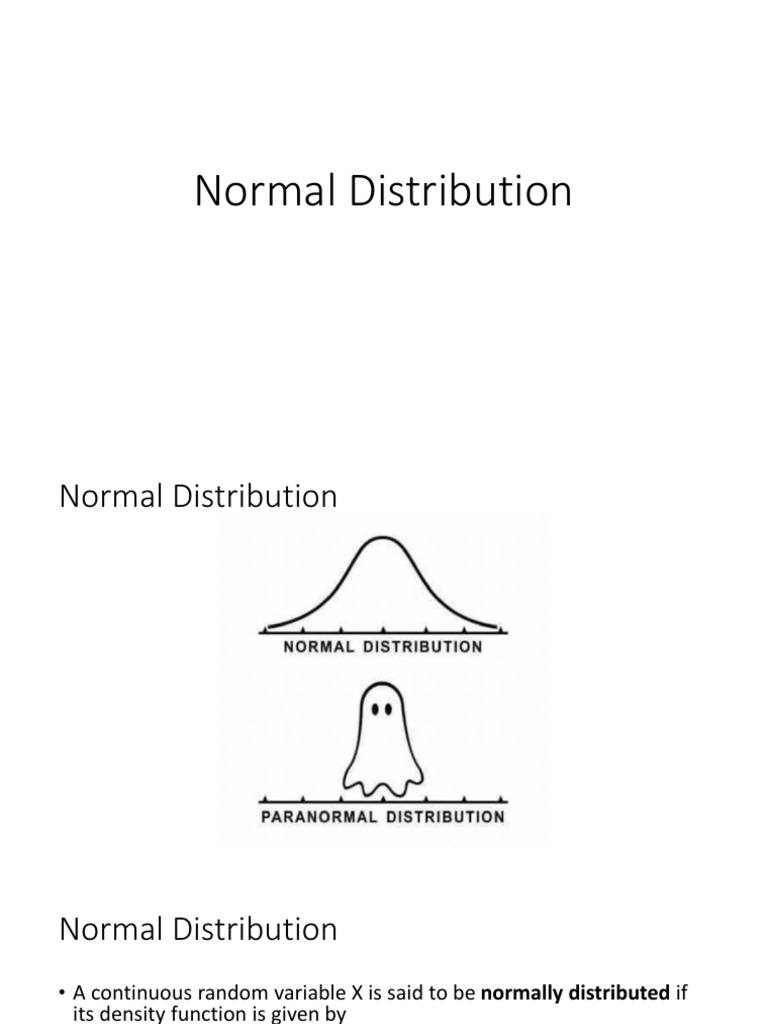 Normal and Standard Normal Distribution | PDF | Normal Distribution ...