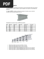 Tabla de Perfiles W Completa | PDF
