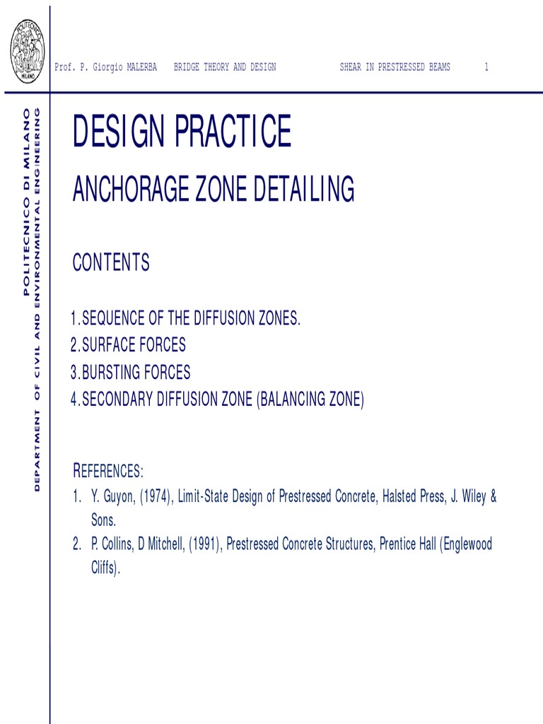 9 Dp9 Anchorage Zone Detailing PDF | PDF | Prestressed Concrete | Beam ...