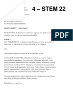 Script For Drama Sample-Tagalog Version | PDF