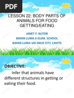 Science3 - Q2 - Mod4 - Classifying Animals According To Body Parts and ...
