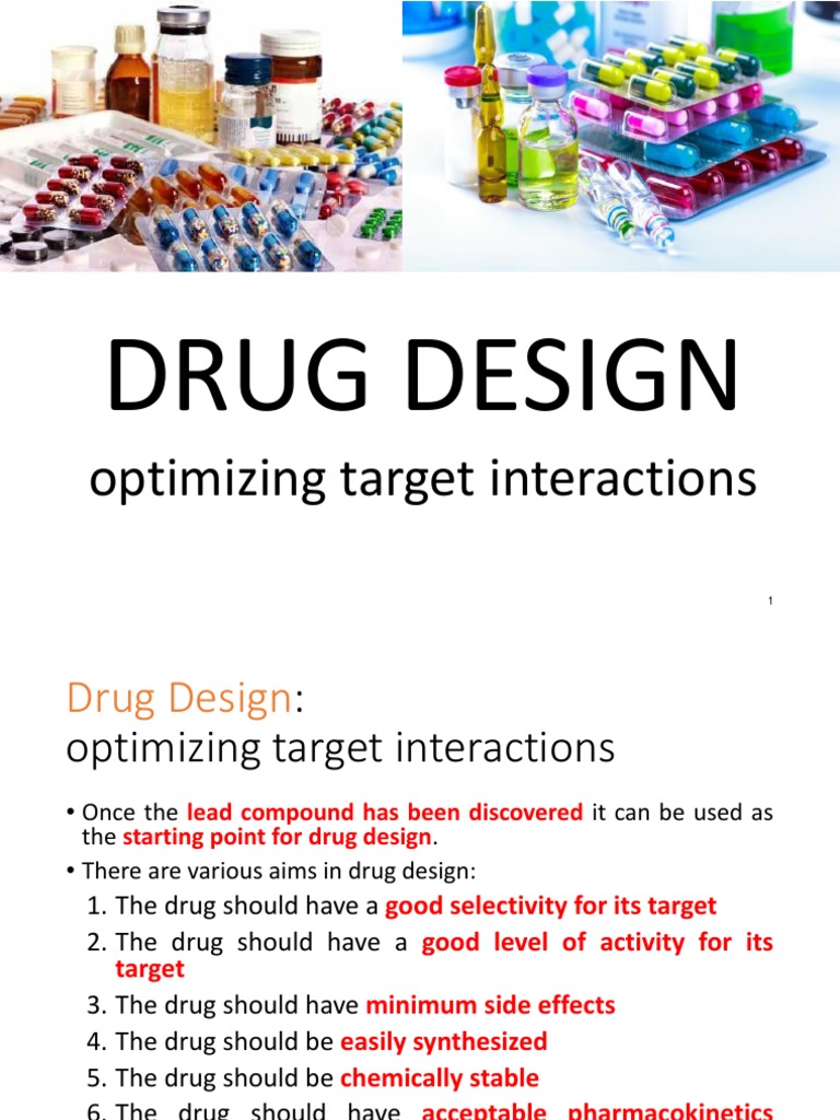 Drug Design: Optimizing Target Interactions | PDF | Amine | Functional ...