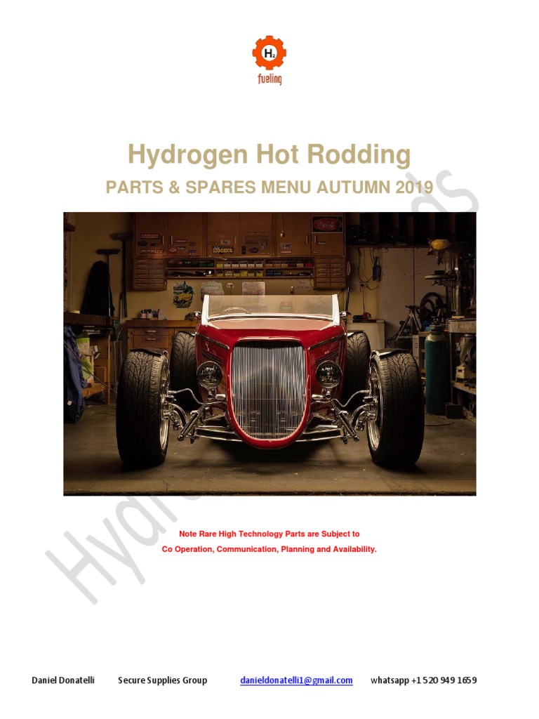 Hydrogen Hot Rodding Parts Catalog | PDF | Ignition System | Fuel Injection