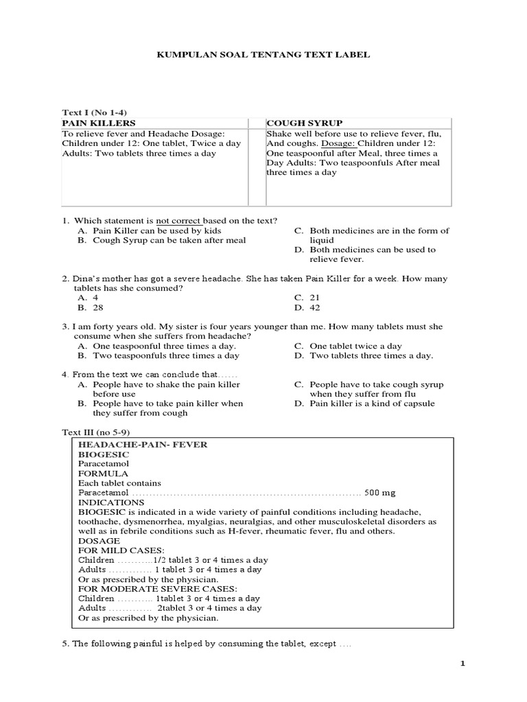 Soal Label 2 | PDF | Vitamin C | Soybean