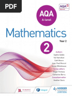 Pure Mathematics - Year 2 - A Level | PDF