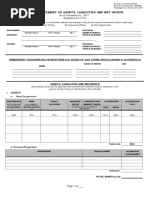 Saln Form Sample | PDF | Net Worth | Economies
