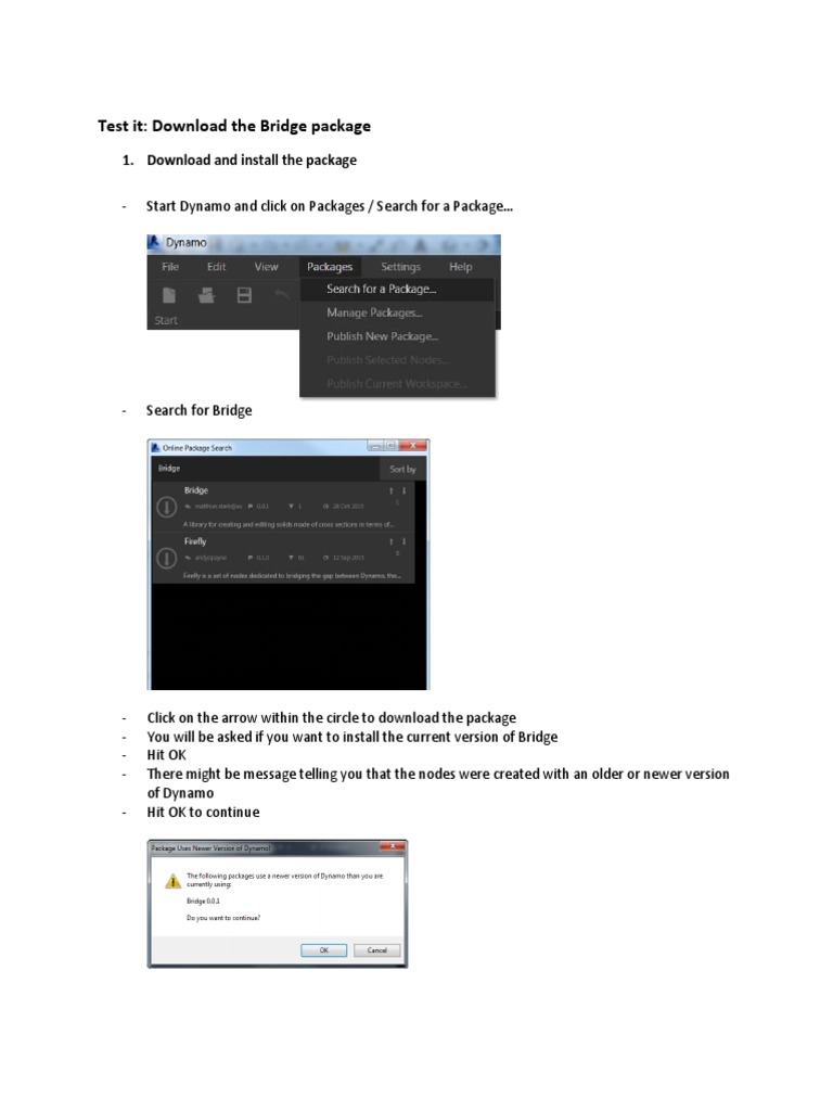 A Step-by-Step Guide to Downloading and Installing the Bridge Package ...