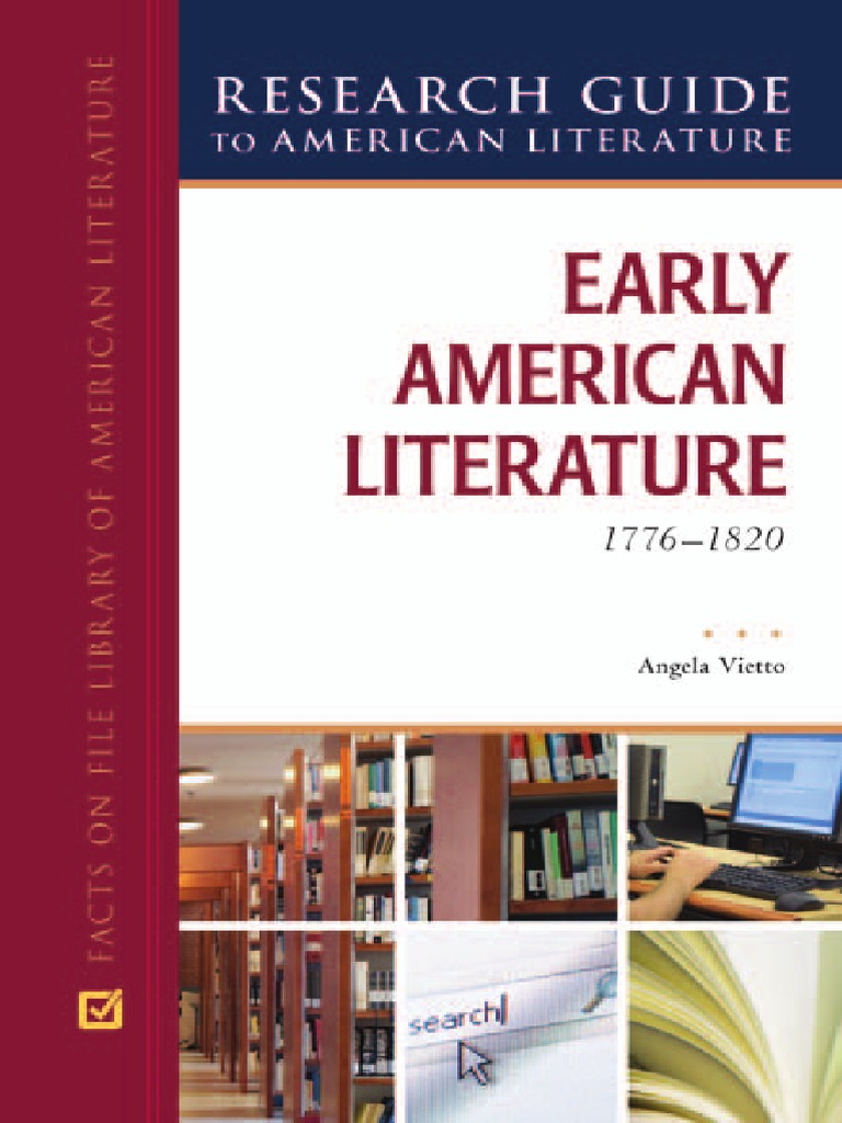 Early American Literature, 1776-1820 (Research Guide To American ...