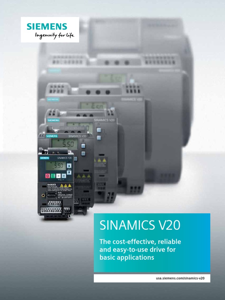 Sinamics V20: The Cost-Effective, Reliable and Easy-To-Use Drive For ...