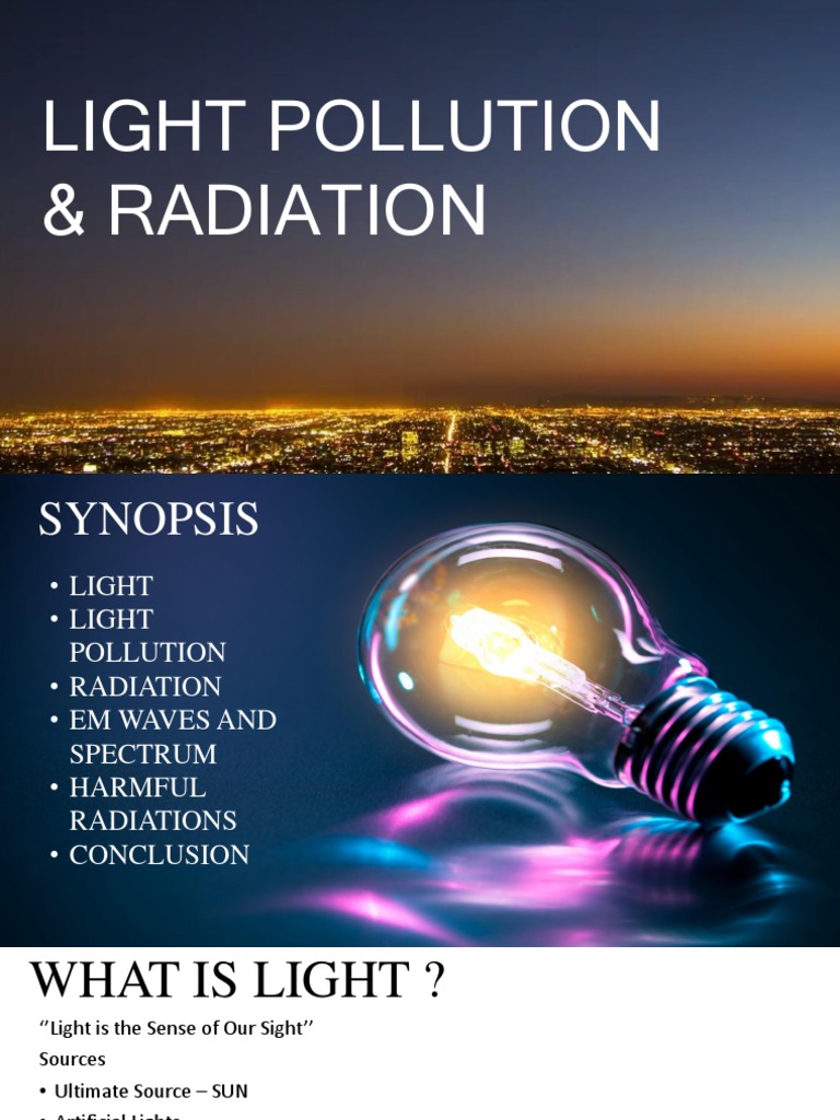 Understanding Light Pollution and Radiation | PDF