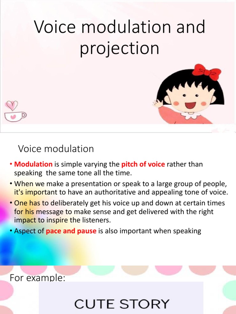 Voice Modulation and Projection | PDF