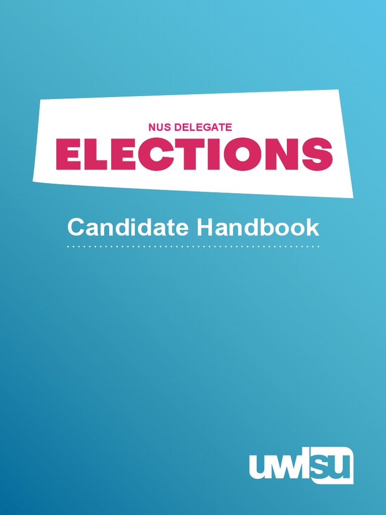 Election Candidate Handbook | PDF | Disability | Social Equality