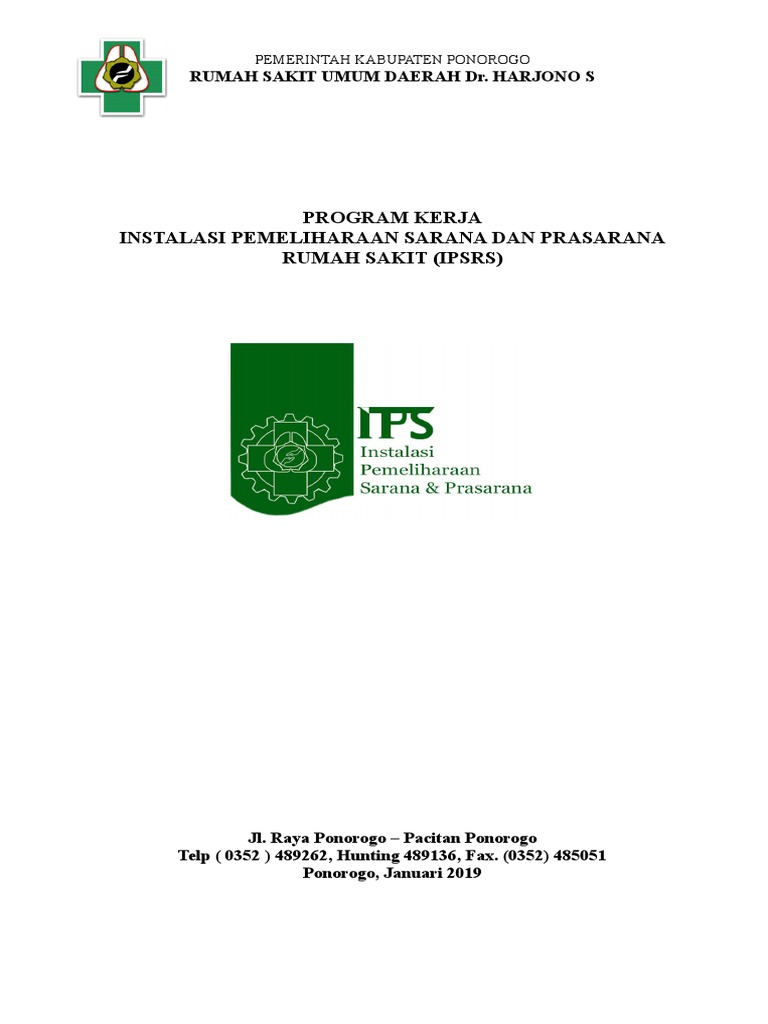 Draft Program Kerja Ipsrs - 2019 | PDF