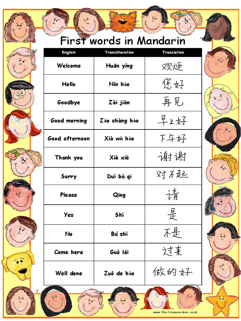 Basic Mandarin Greetings and Numbers | PDF