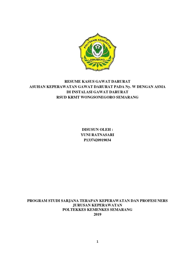 Resume Gadar Asma | PDF