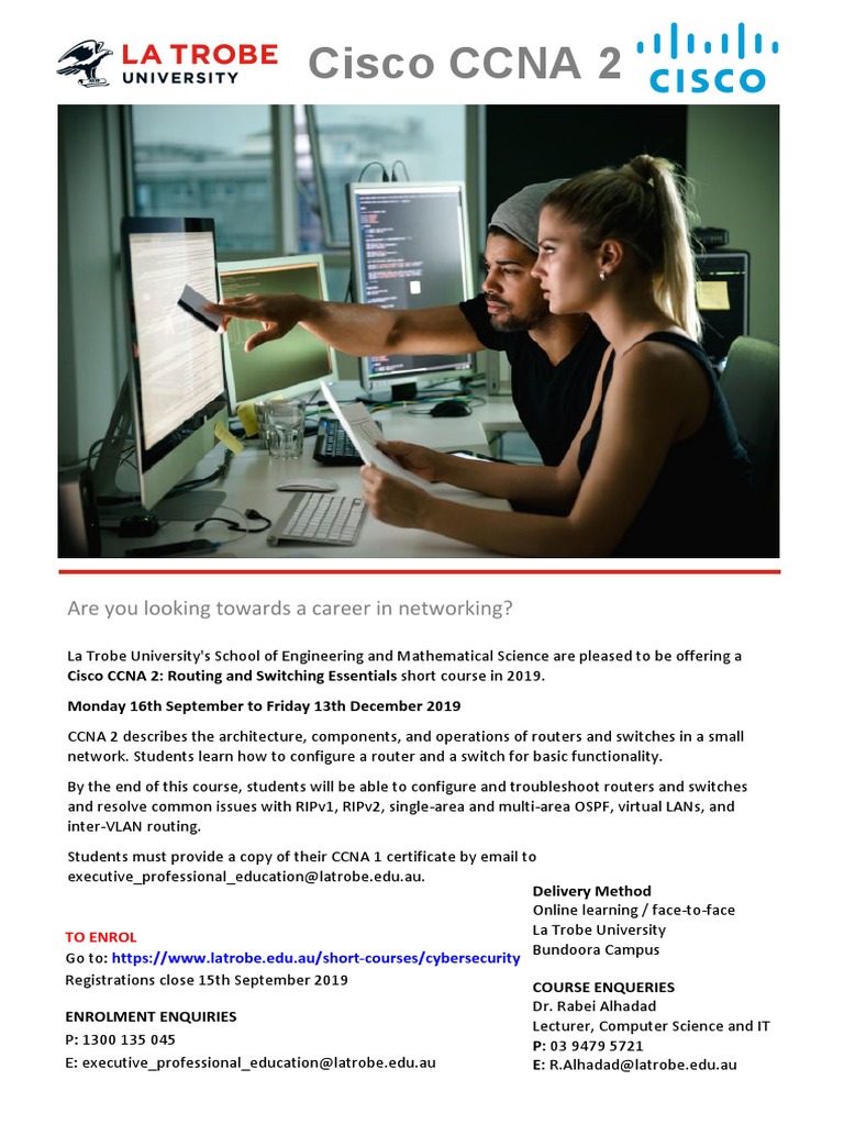 Cisco CCNA 2 - Flyer | PDF