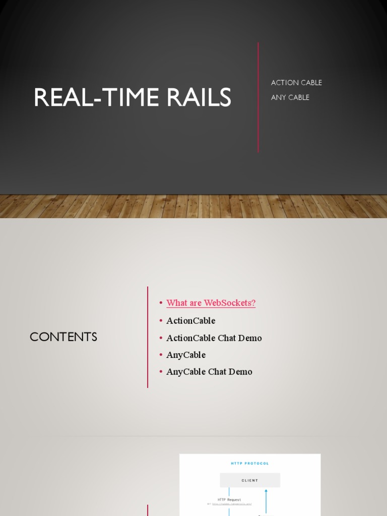 Real-Time Rails: Action Cable Any Cable | PDF