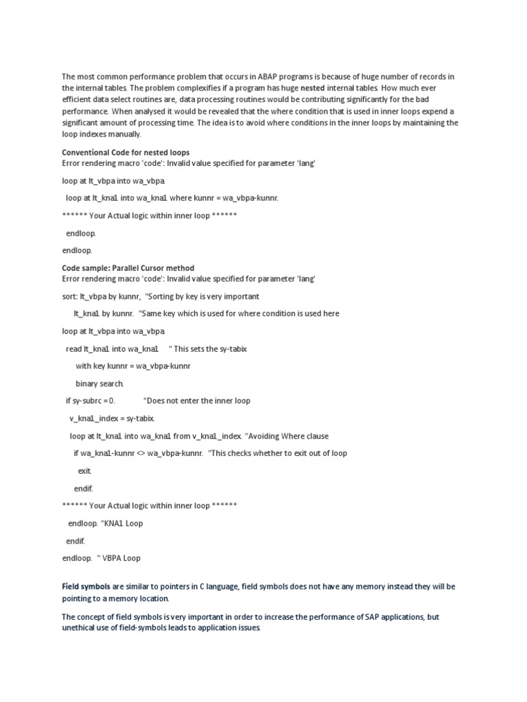 ABAP Interview Questions | PDF | Control Flow | Database Transaction