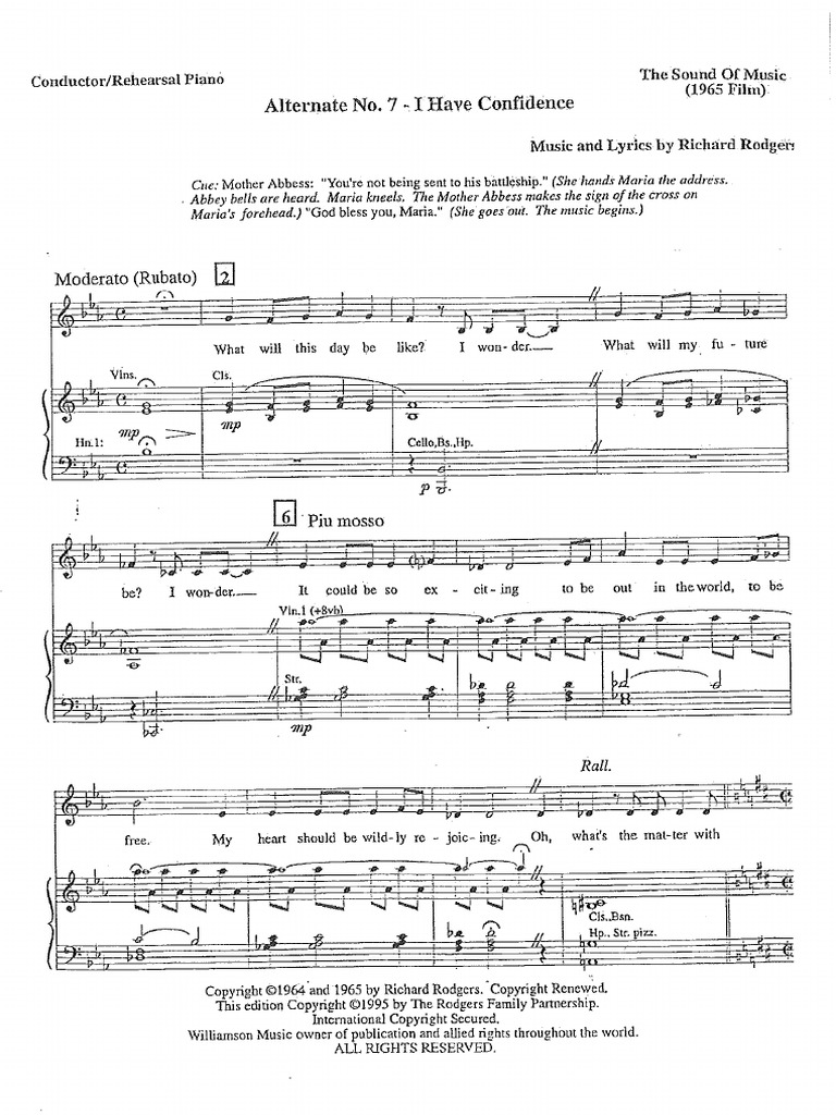 I Have Confidence (Sound of Music) PDF | PDF