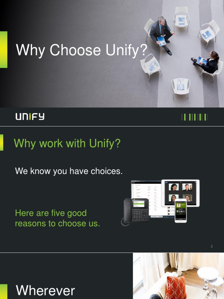 Why Choose Unify | PDF | Communication | Information Technology