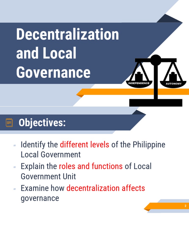 Decentralization and Local Governance | PDF | Devolution | Local Government