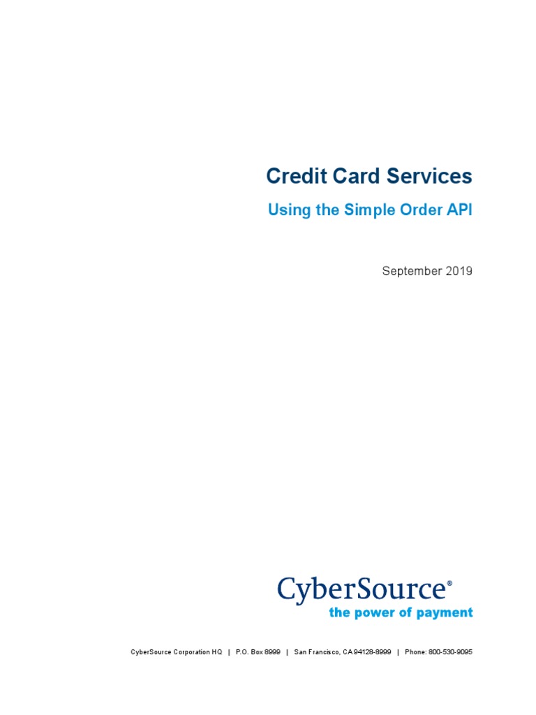 Credit Cards SO API | PDF | Debit Card | Credit Card