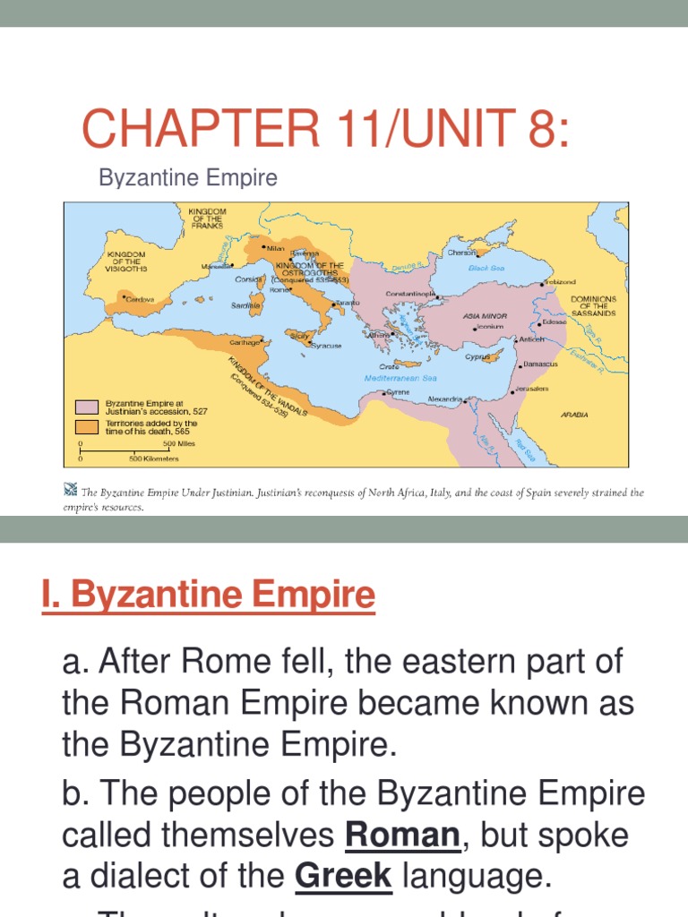 Chapter 11/unit 8:: Byzantine Empire | PDF | Byzantine Empire ...