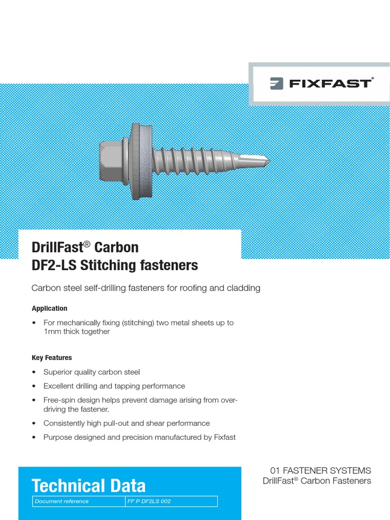 Fixfast DF2 LS Stitcher Datasheet 2 | PDF | Natural Environment | Materials