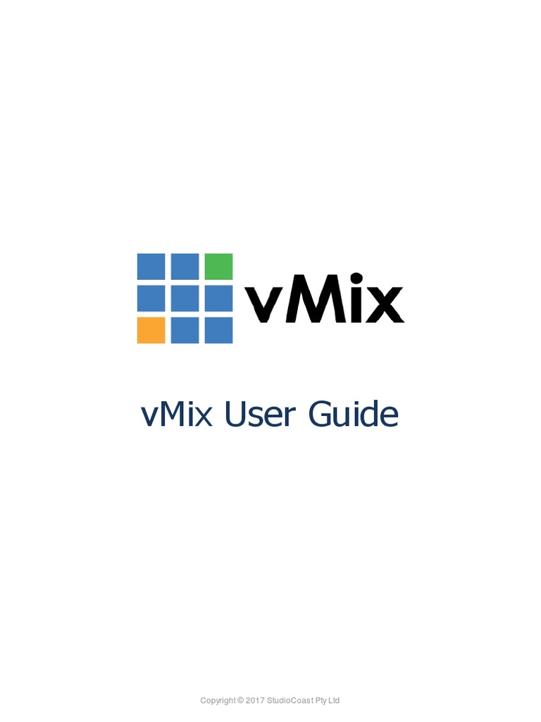 Vmix | PDF | Computer Monitor | Button (Computing)
