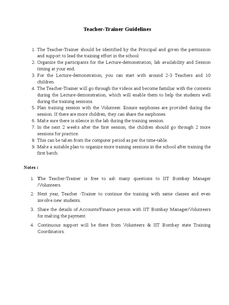 Teacher-Trainer Implementation Guide | PDF | Career & Growth