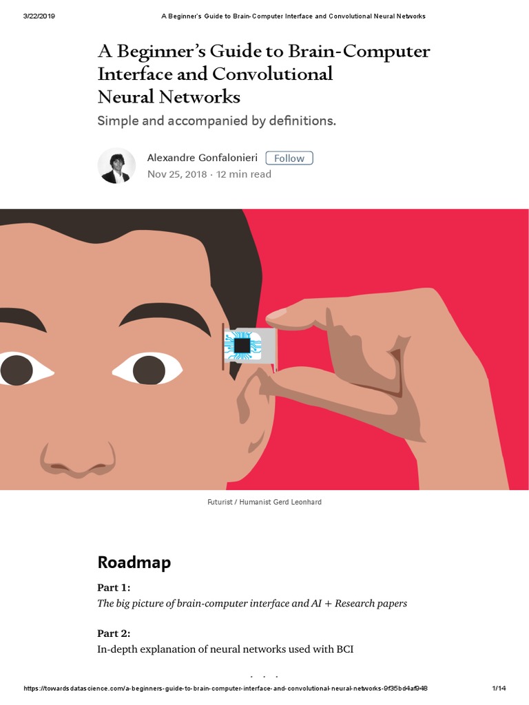 A Beginner's Guide To Brain-Computer Interface and Convolutional Neural Networks | PDF ...