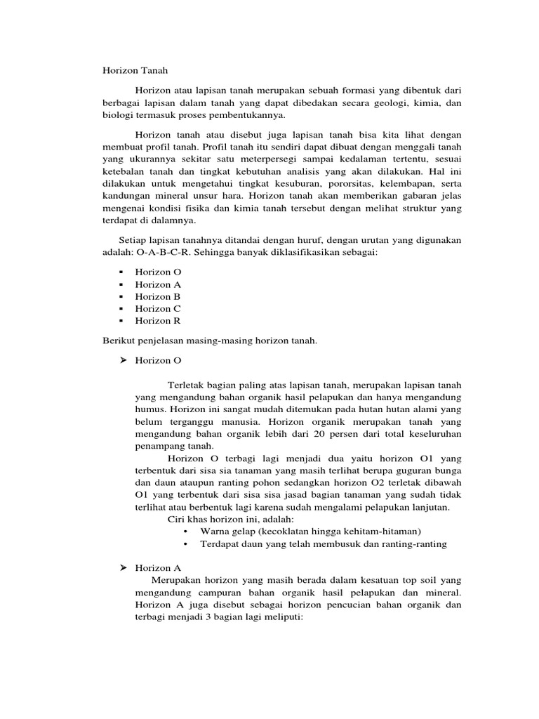 Horizon Tanah | PDF | Ilmu Sosial | Seni