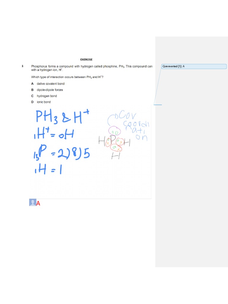 Exercise: Commented (1) : A | PDF