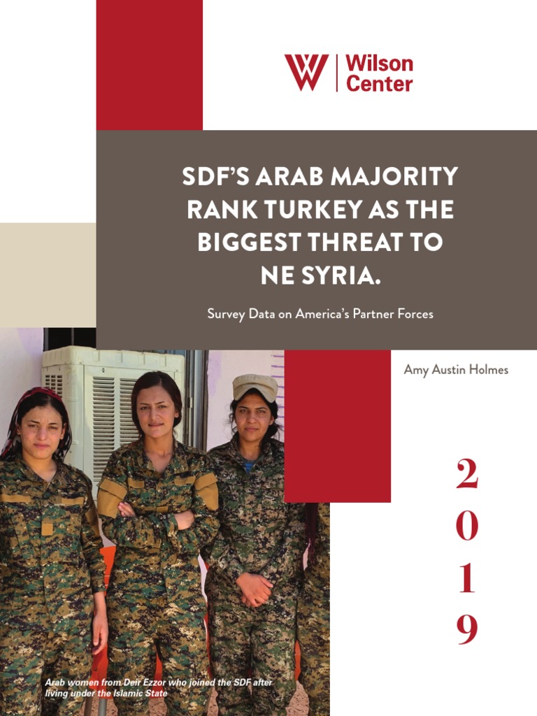 SDF's Arab Majority Rank Turkey As The Biggest Threat To NE Syria ...