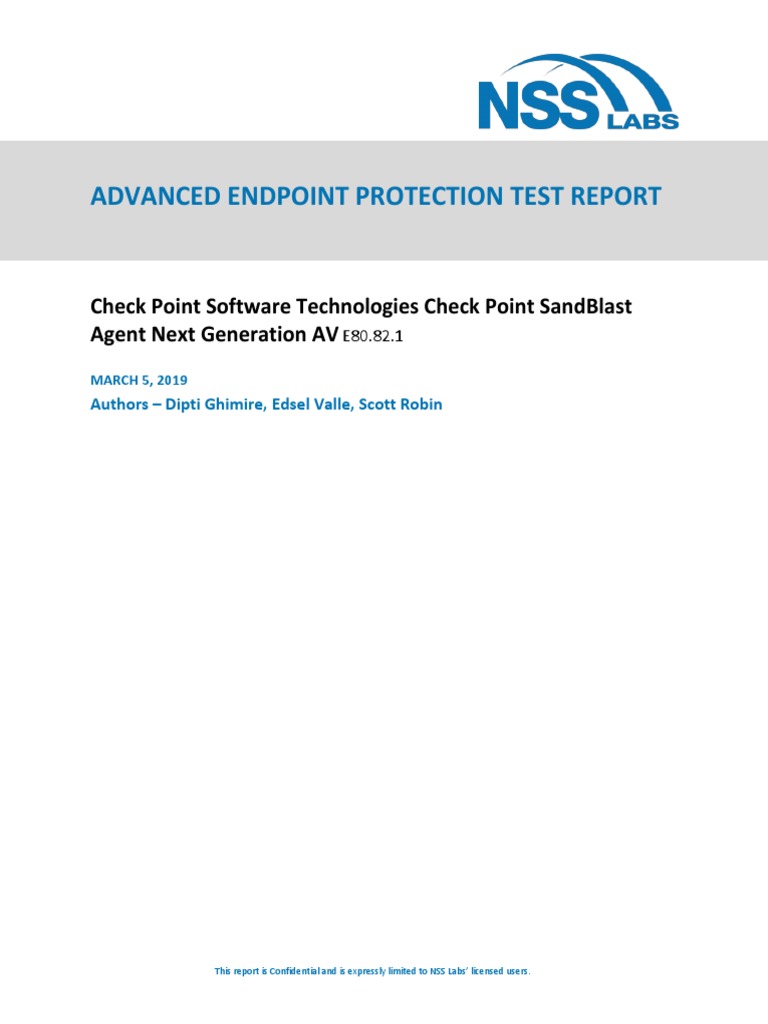 Nss Labs Aep Test Report Check Point Software PDF | PDF | Malware ...