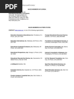 NACES Current Members | PDF
