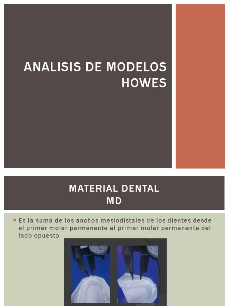 Análisis de Modelos en Ortodoncia Howes | PDF