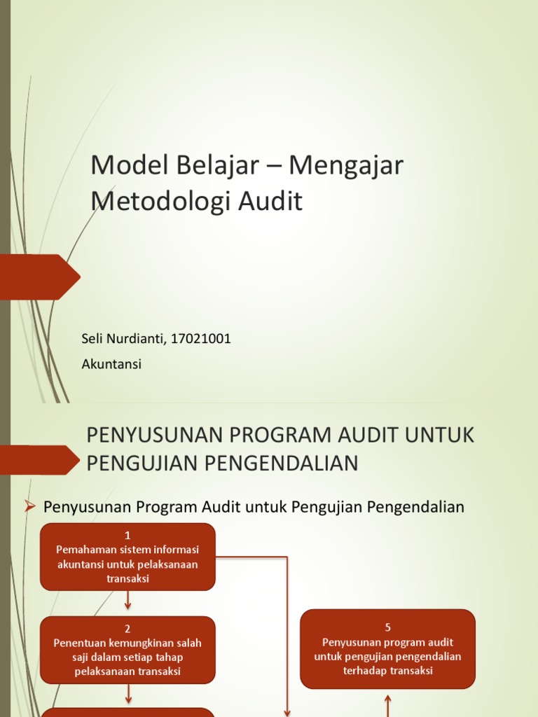 Seli BAB 12 Belajar Mengajar Metodologi Audit | PDF