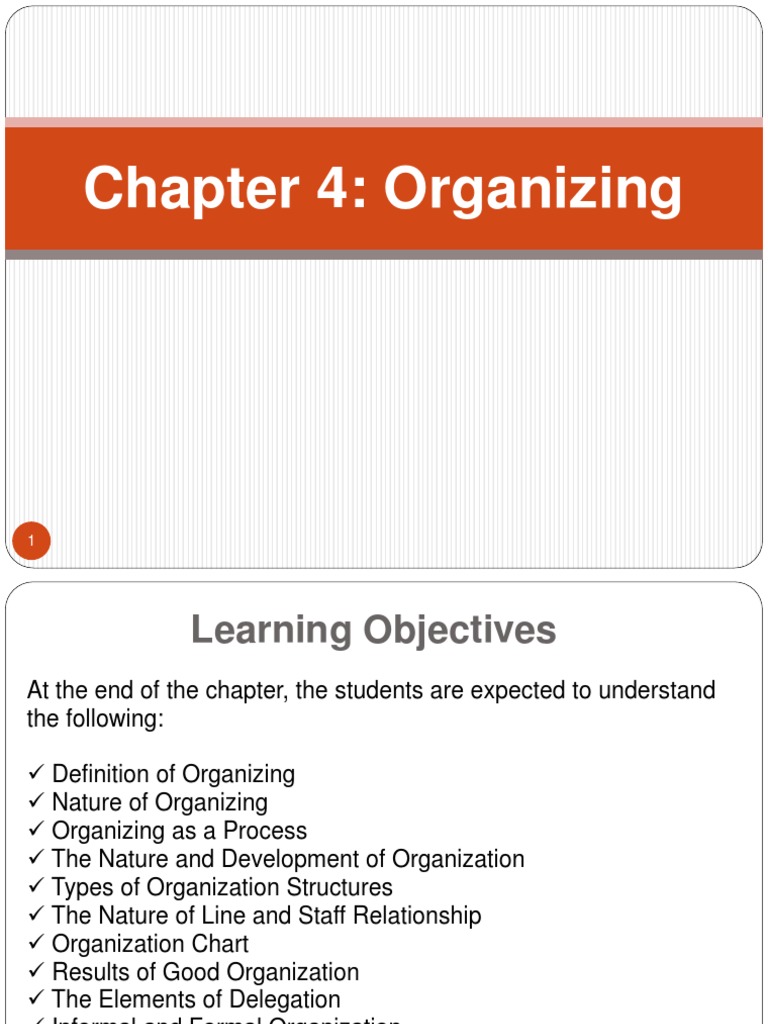 Organizing for Success | PDF | Hierarchy | Motivation