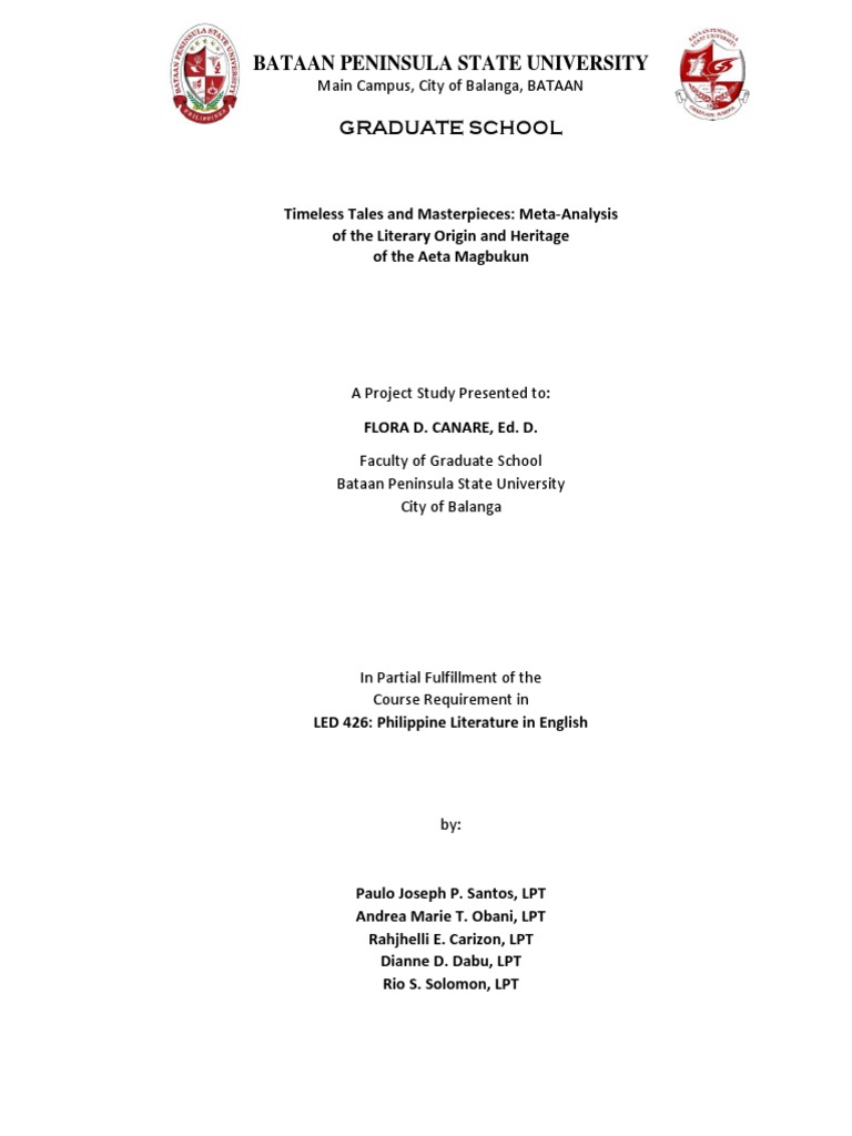 Research Paper in Philippine Literature in English | PDF | Narrative ...