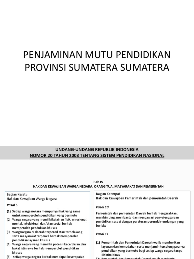Sistem Penjaminan Mutu Pendidikan | PDF