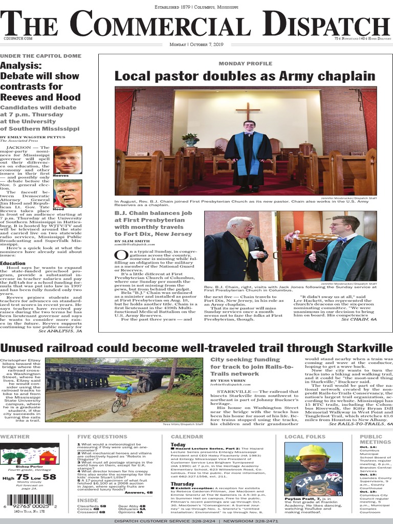 Commercial Dispatch Eedition 10-7-19 | PDF | United States Postal ...