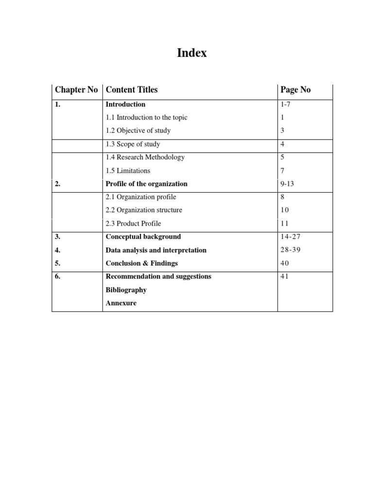 Index: Chapter No Content Titles Page No | Download Free PDF ...