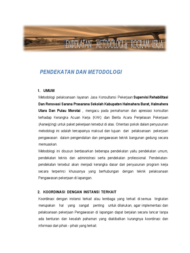 2 - Metodologi Kerja | PDF