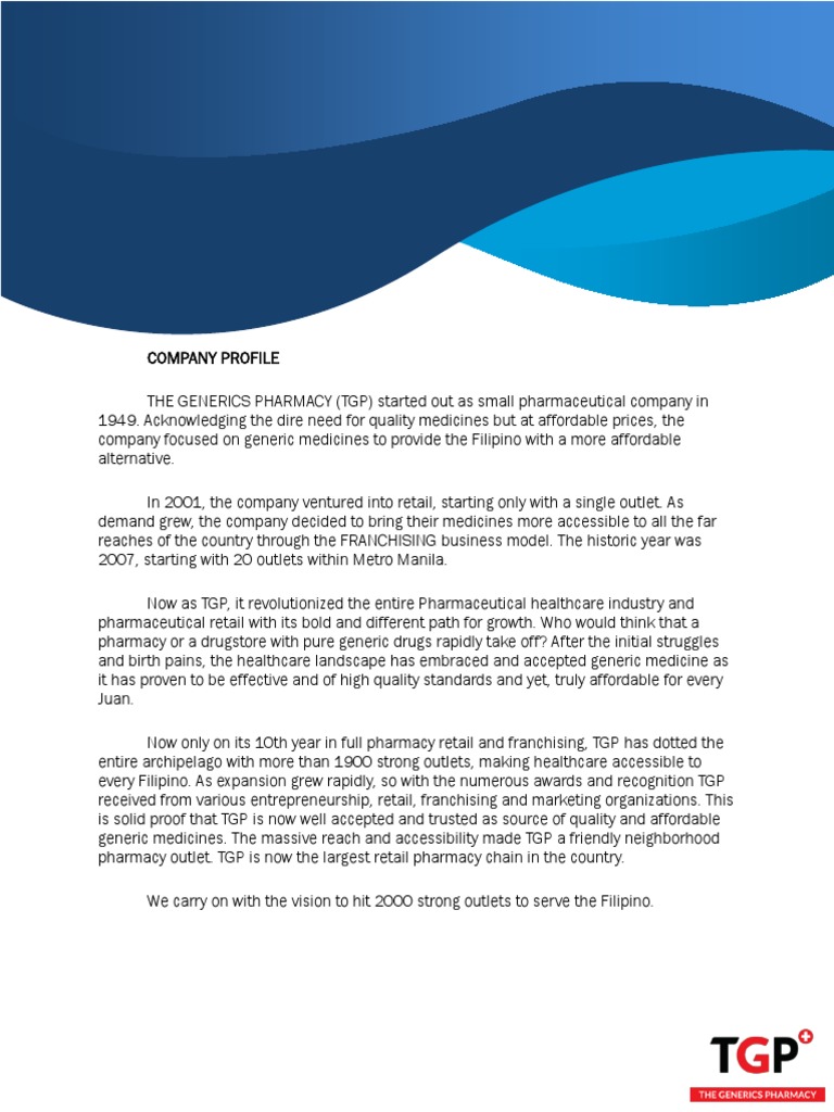 TGP Company Profile | PDF