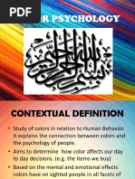 The Psychology of Colours | PDF | Color | Psychology
