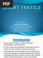 Smart Textiles, Intelligent Textiles | PDF | E Textiles | Textiles