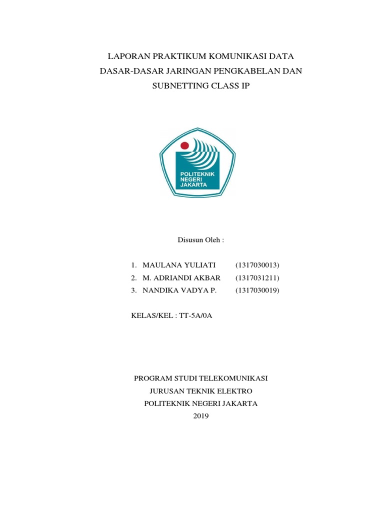 Laporan Praktikum Komunikasi Data | PDF | Metode & Bahan Ajar ... Laporan Praktikum Komunikasi Data | PDF | Metode & Bahan Ajar ...