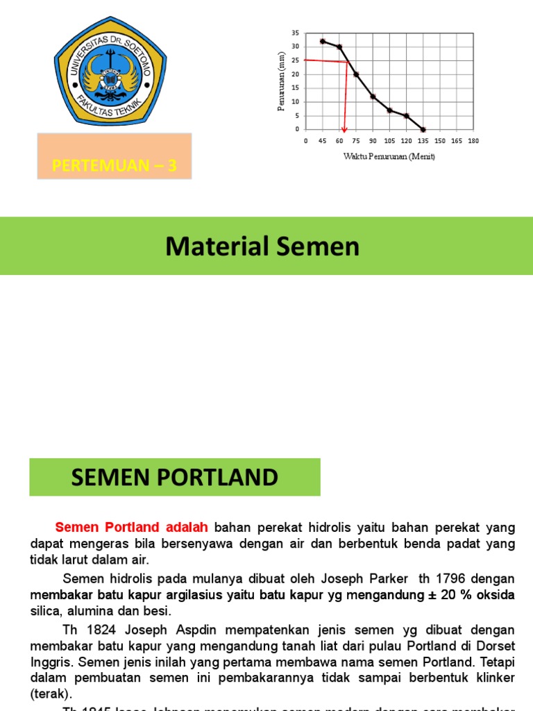PERTEMUAN - 3 (Material Semen) | PDF